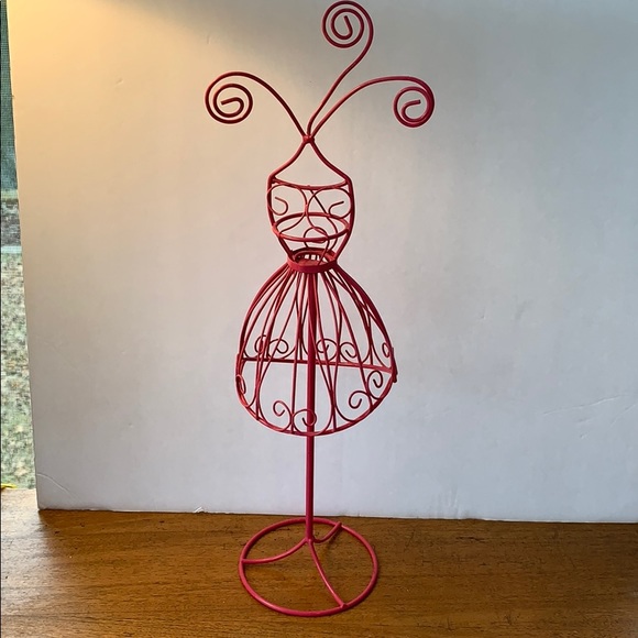 Accents | Home Decor Mini Pink Dress Stand | Poshmark